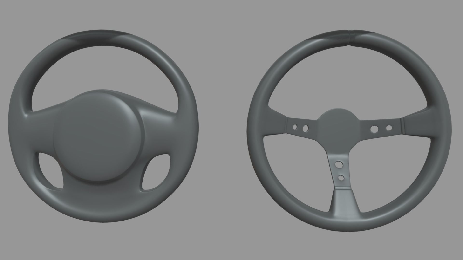3D model Steering Wheel Car Pack 01 VR / AR / low-poly | CGTrader