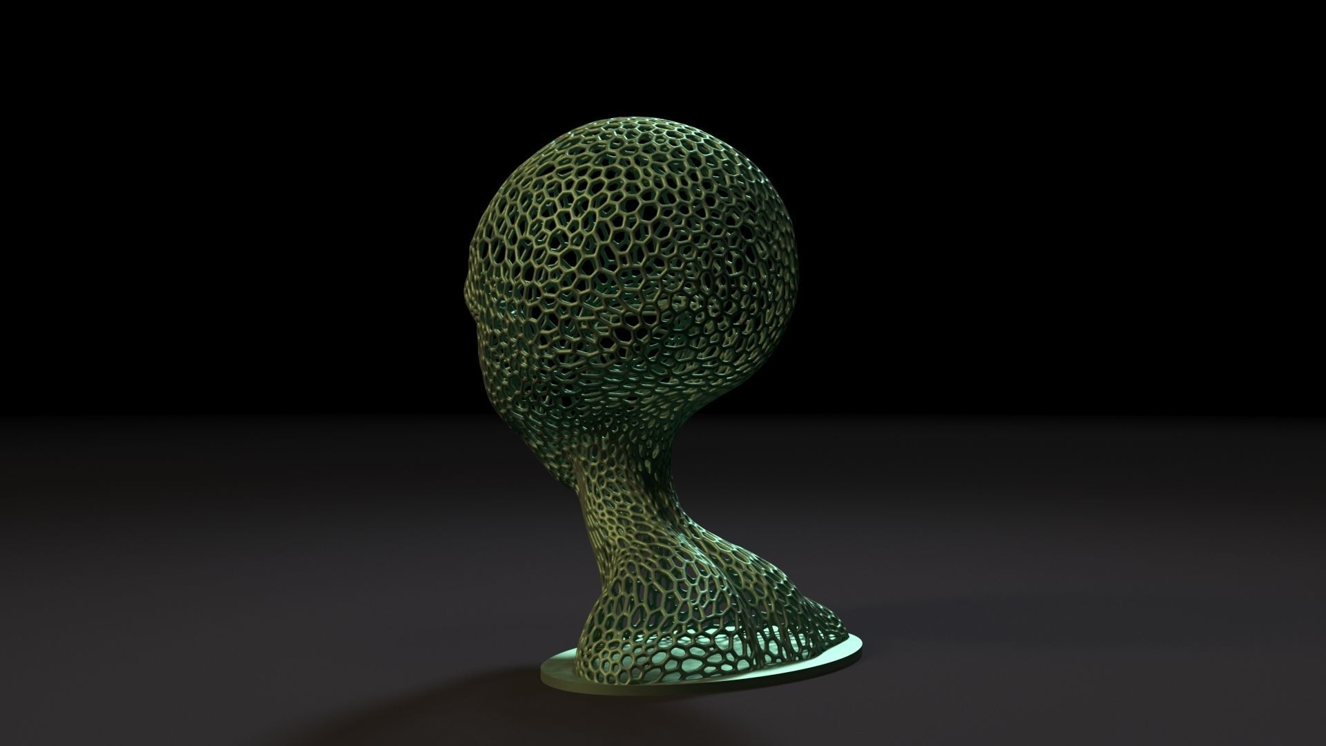 Alien Bust 3D model 3D printable | CGTrader