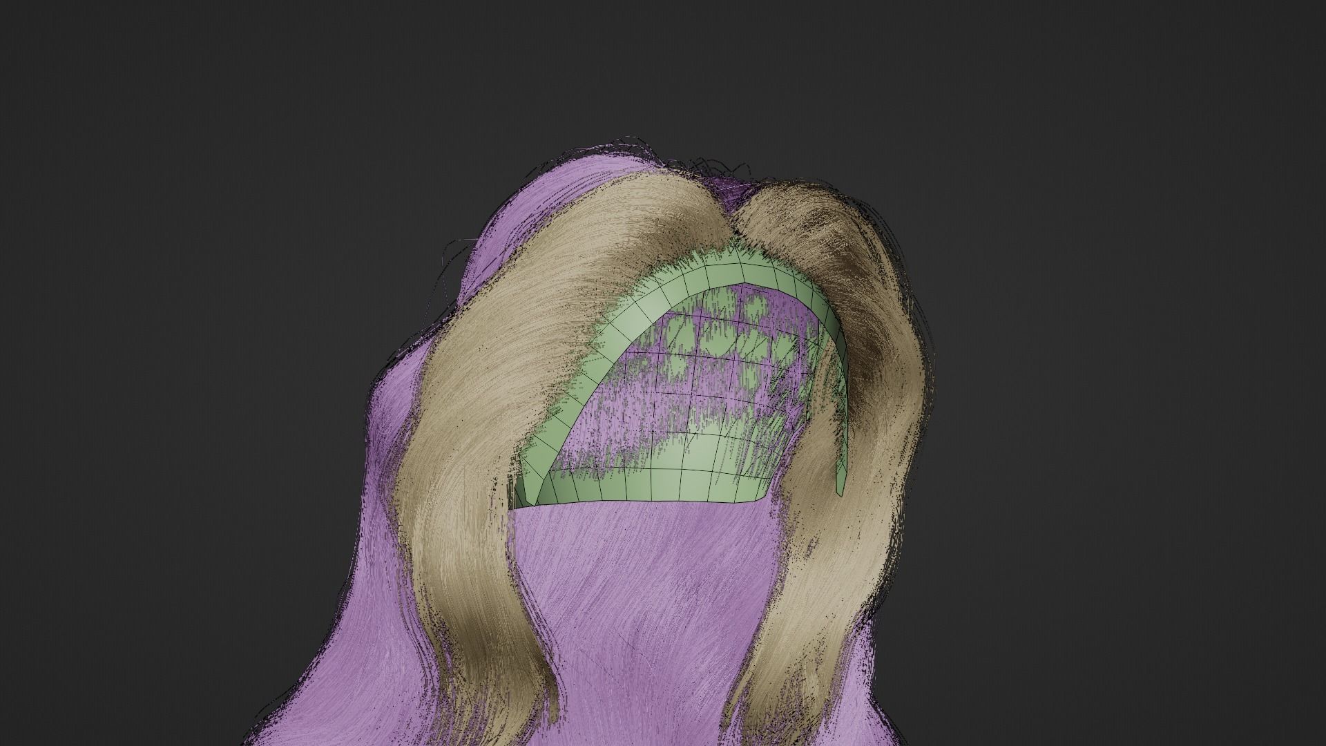 Hair GOLDILOCKS 3D model | CGTrader