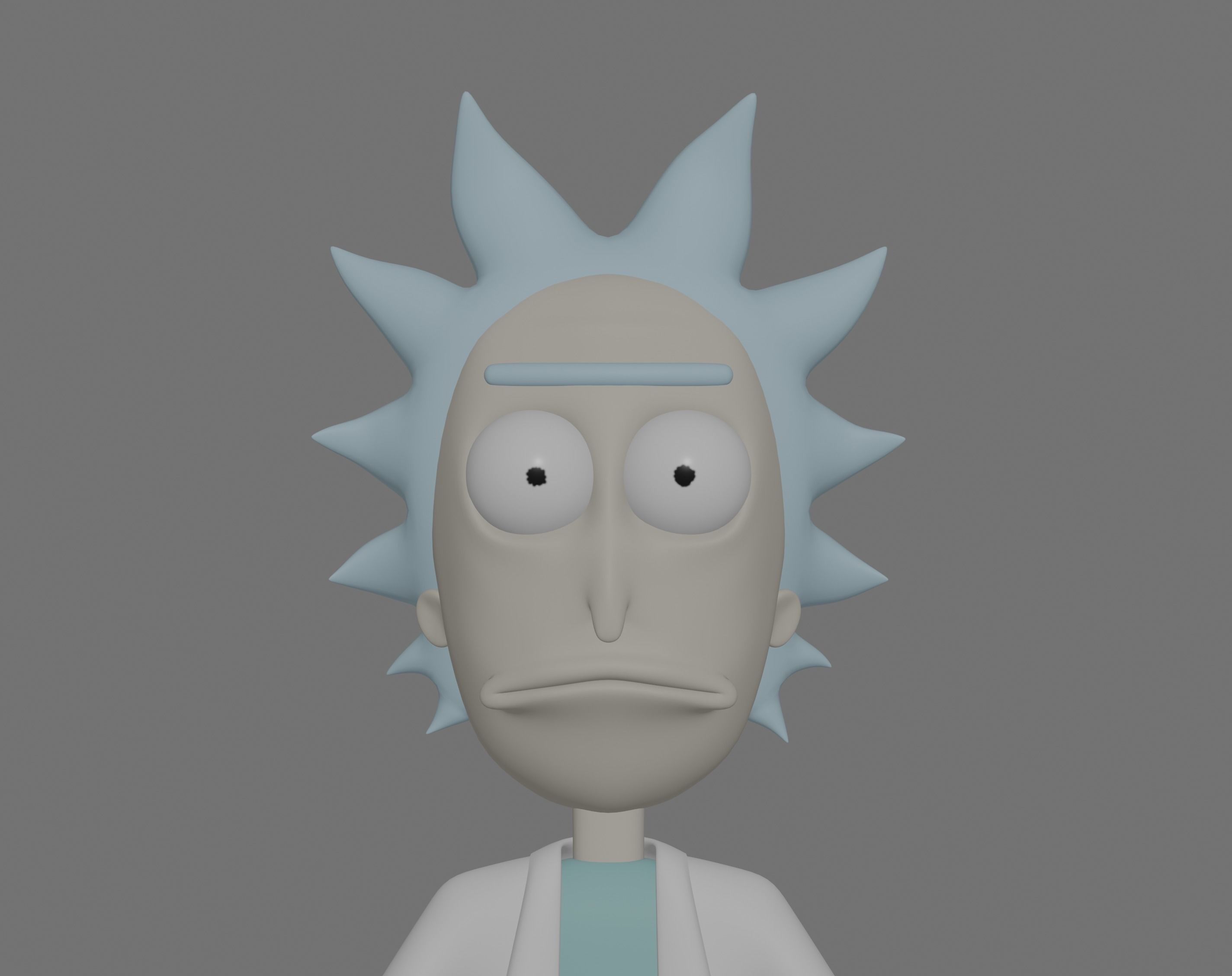 Rick Sanchez 3D model rigged | CGTrader