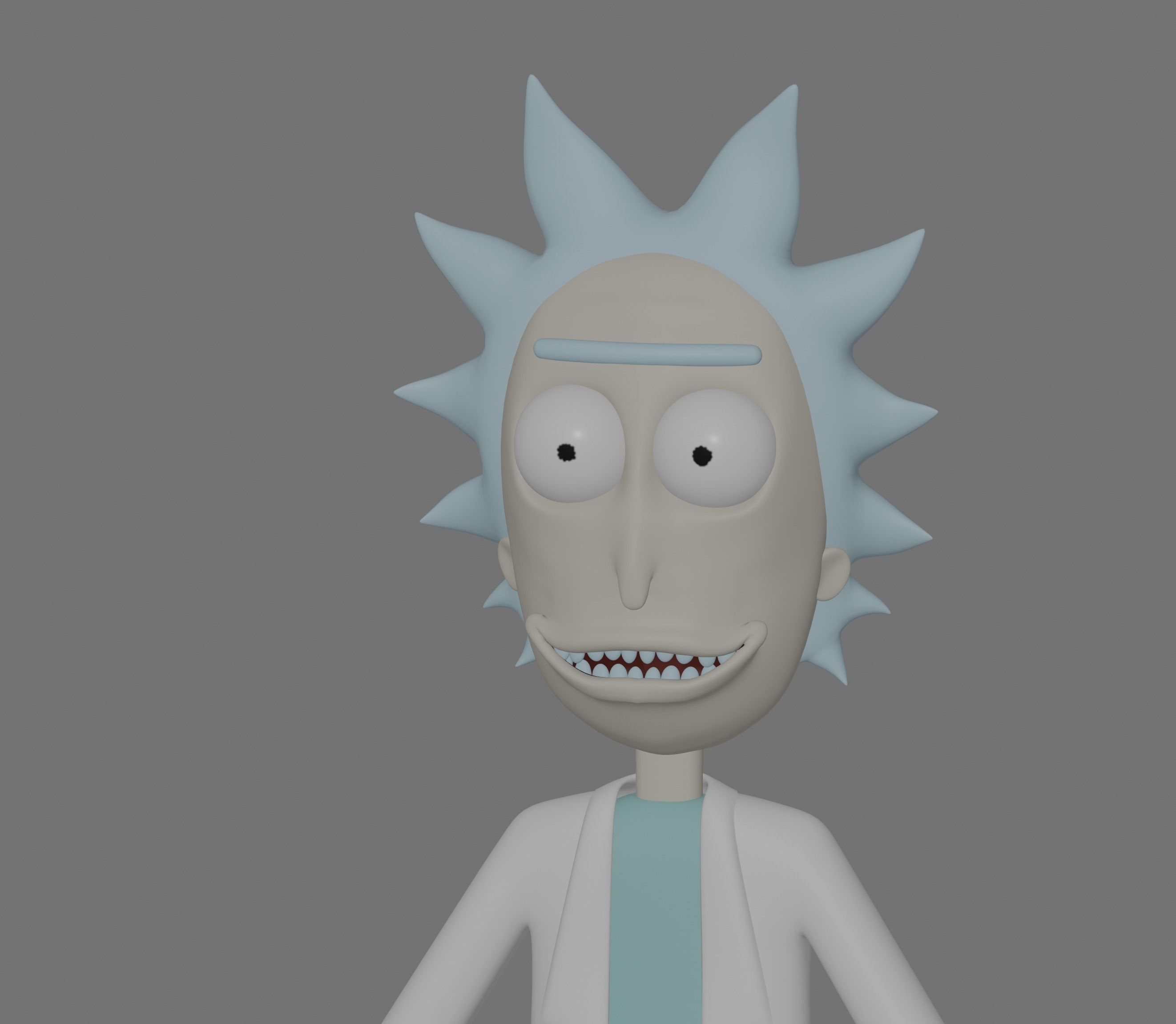 Rick Sanchez 3D model rigged | CGTrader