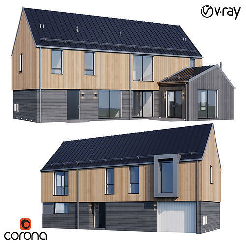 Modern house v36 3D model | CGTrader