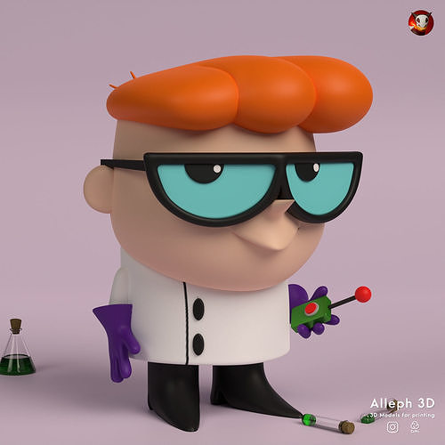 dexters laboratory dexter free free 3D model 3D printable | CGTrader