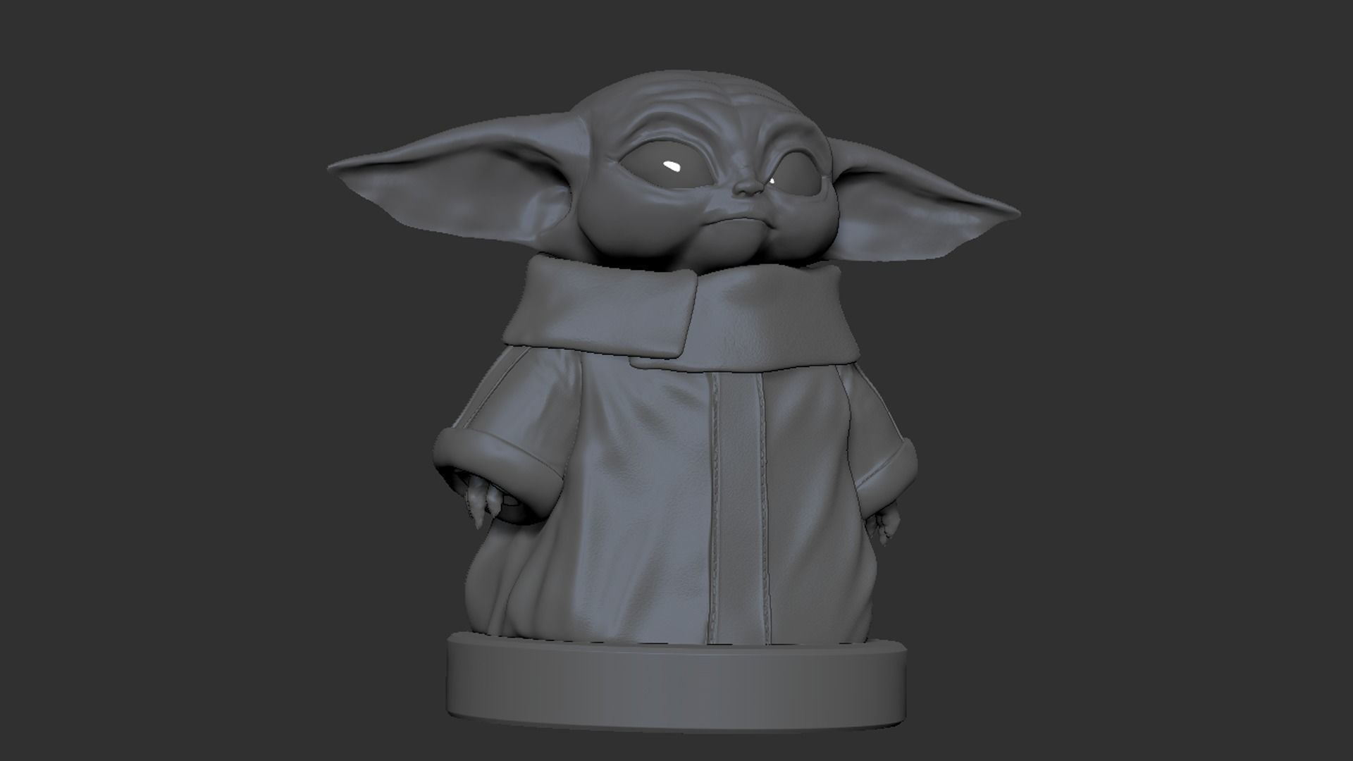 Grogu 3D print Mandalorian 3D model 3D printable | CGTrader