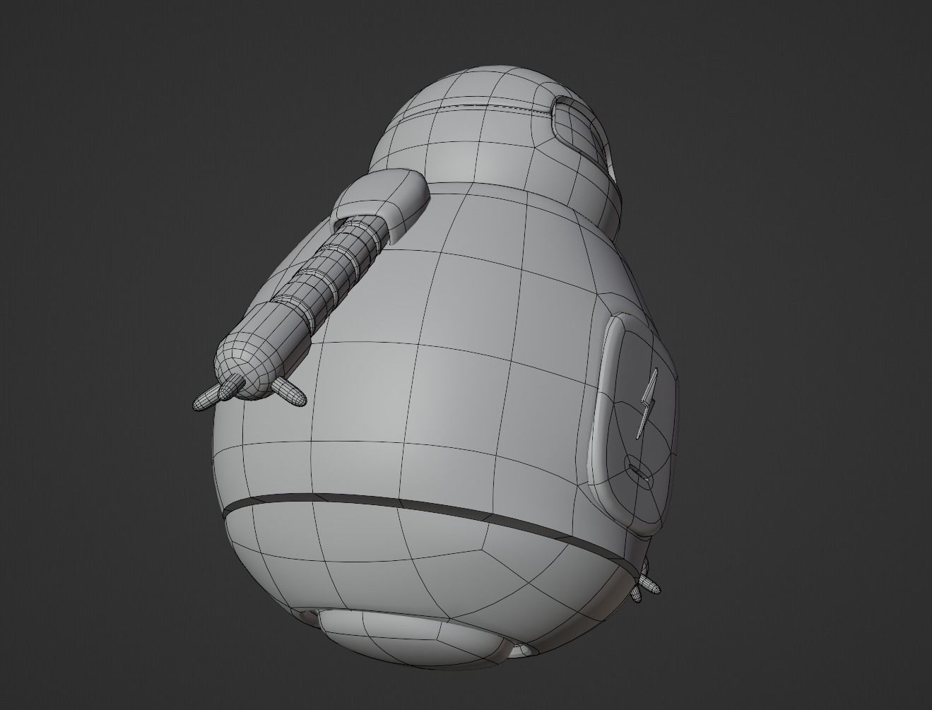 Floating Robot 3D model rigged | CGTrader