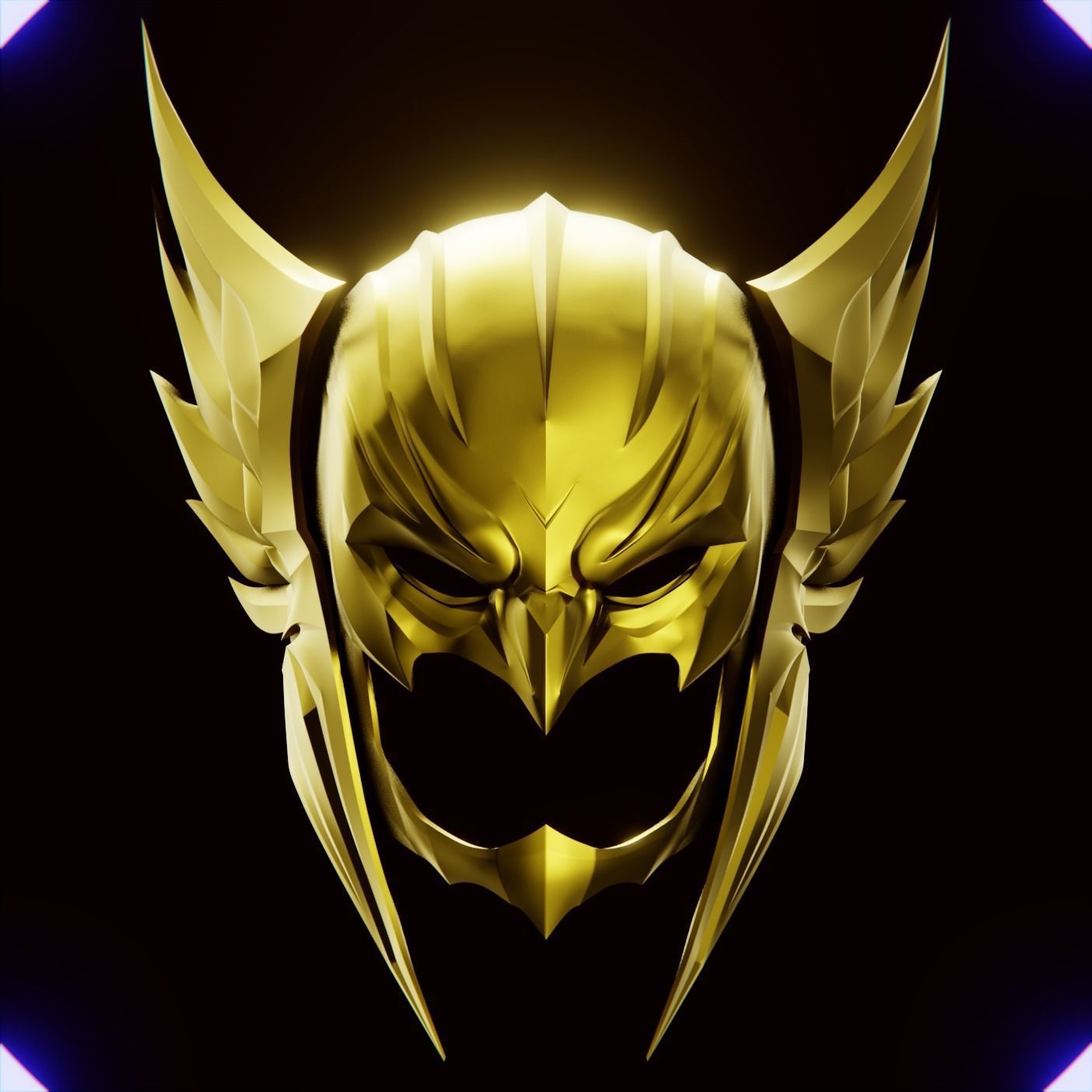HAWKMAN MASK V2 INSPIRED IN COMICS AND BLACK ADAM MOVIE 3D model 3D ...