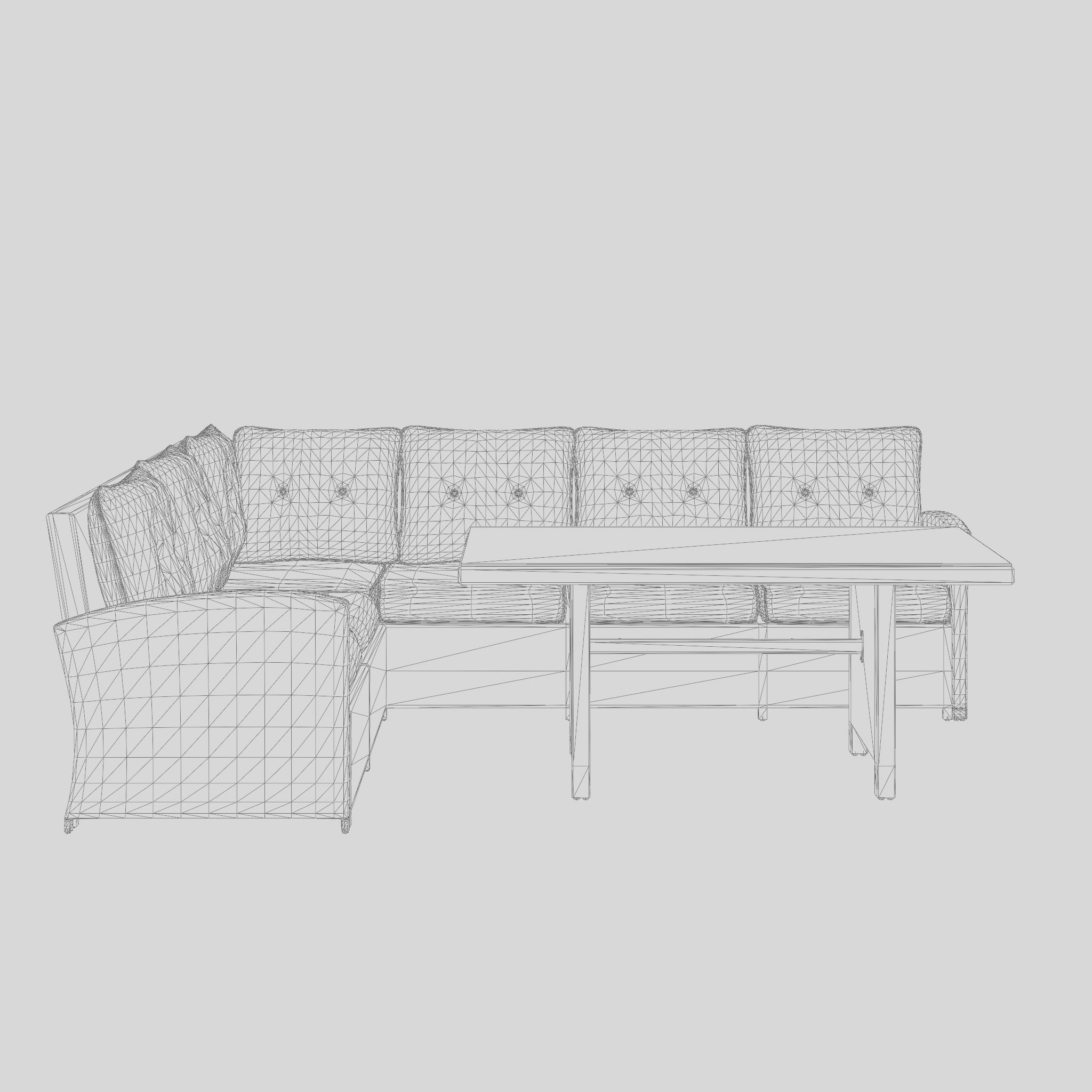 3D model Paloma Corner Set 3D Model VR / AR / low-poly | CGTrader
