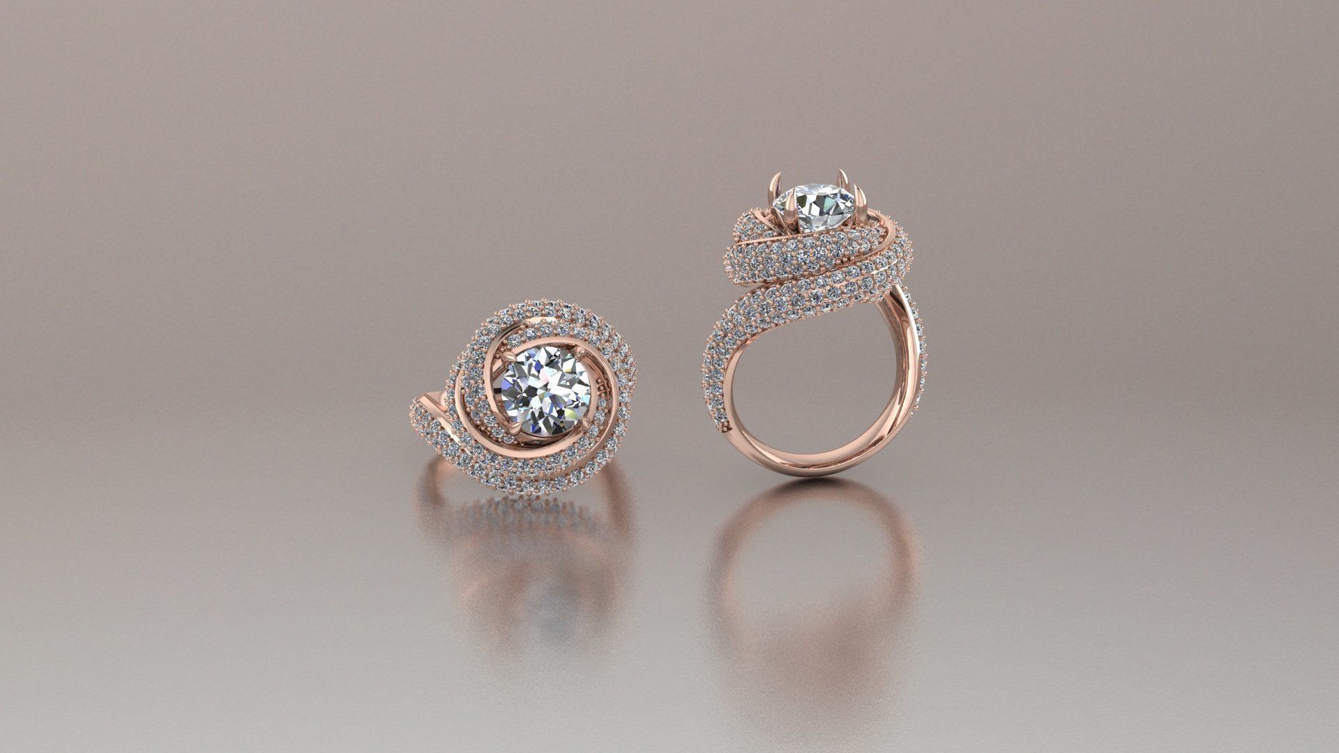 TRINITY RUBAN SOLITAIRE RING 3D model 3D printable | CGTrader