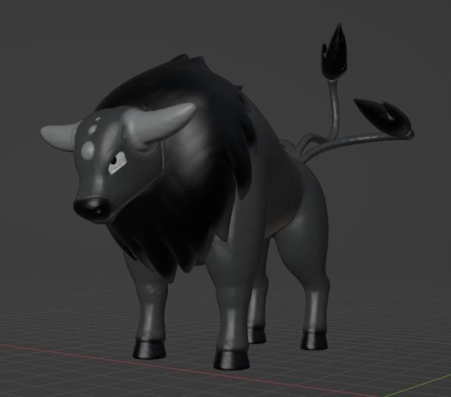 Tauros Paldean Form Combat Breed 3D model 3D printable | CGTrader