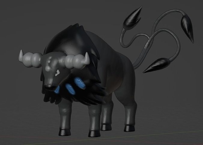 Tauros Paldean Form Aqua Breed 3D model 3D printable | CGTrader