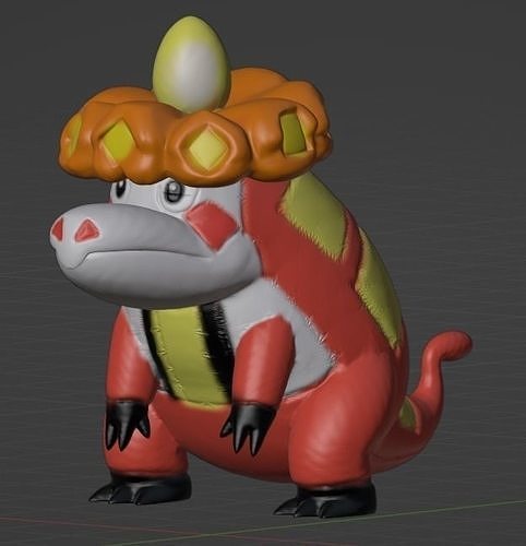 Crocalor 3D model 3D printable | CGTrader