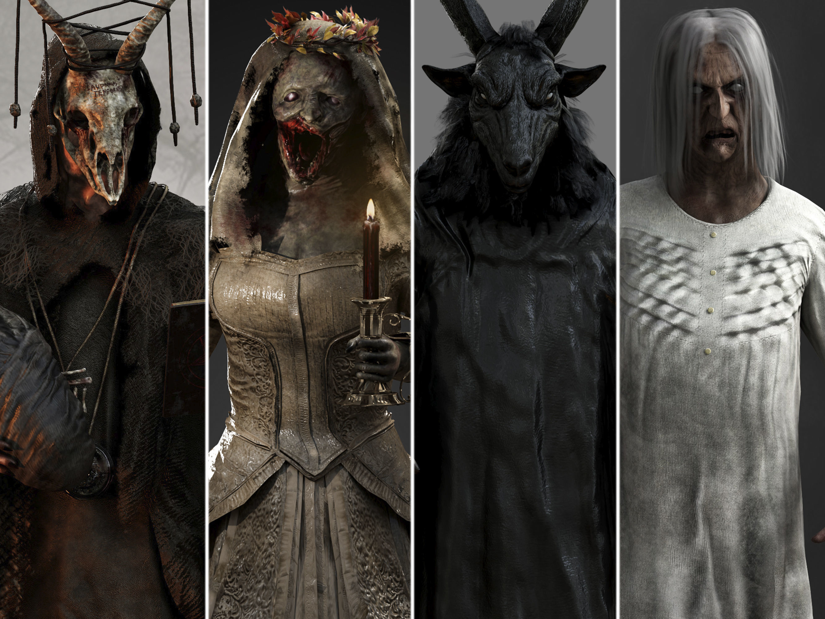 3D Model Collection Horror pack VR / AR / low-poly | CGTrader