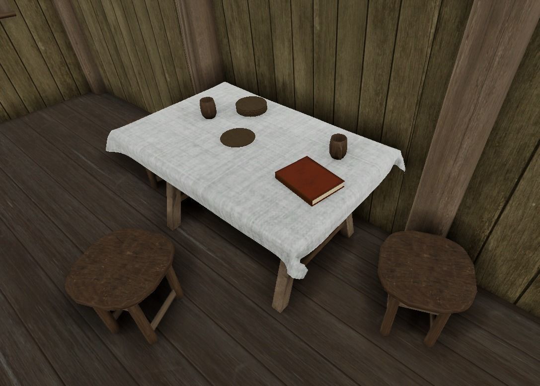 Medieval woodcutter house 3D model | CGTrader