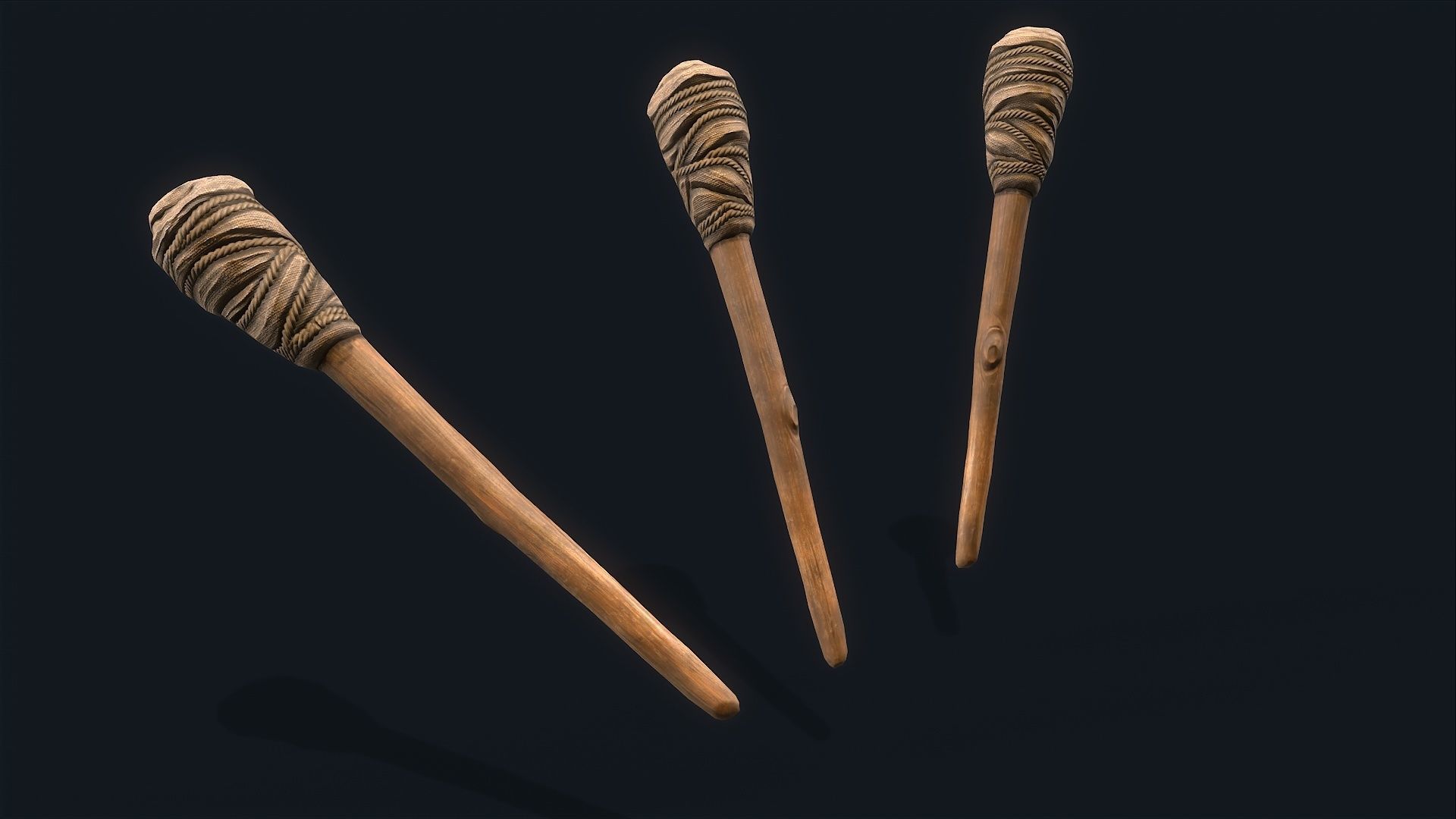 3D model Torch Wood VR / AR / low-poly | CGTrader