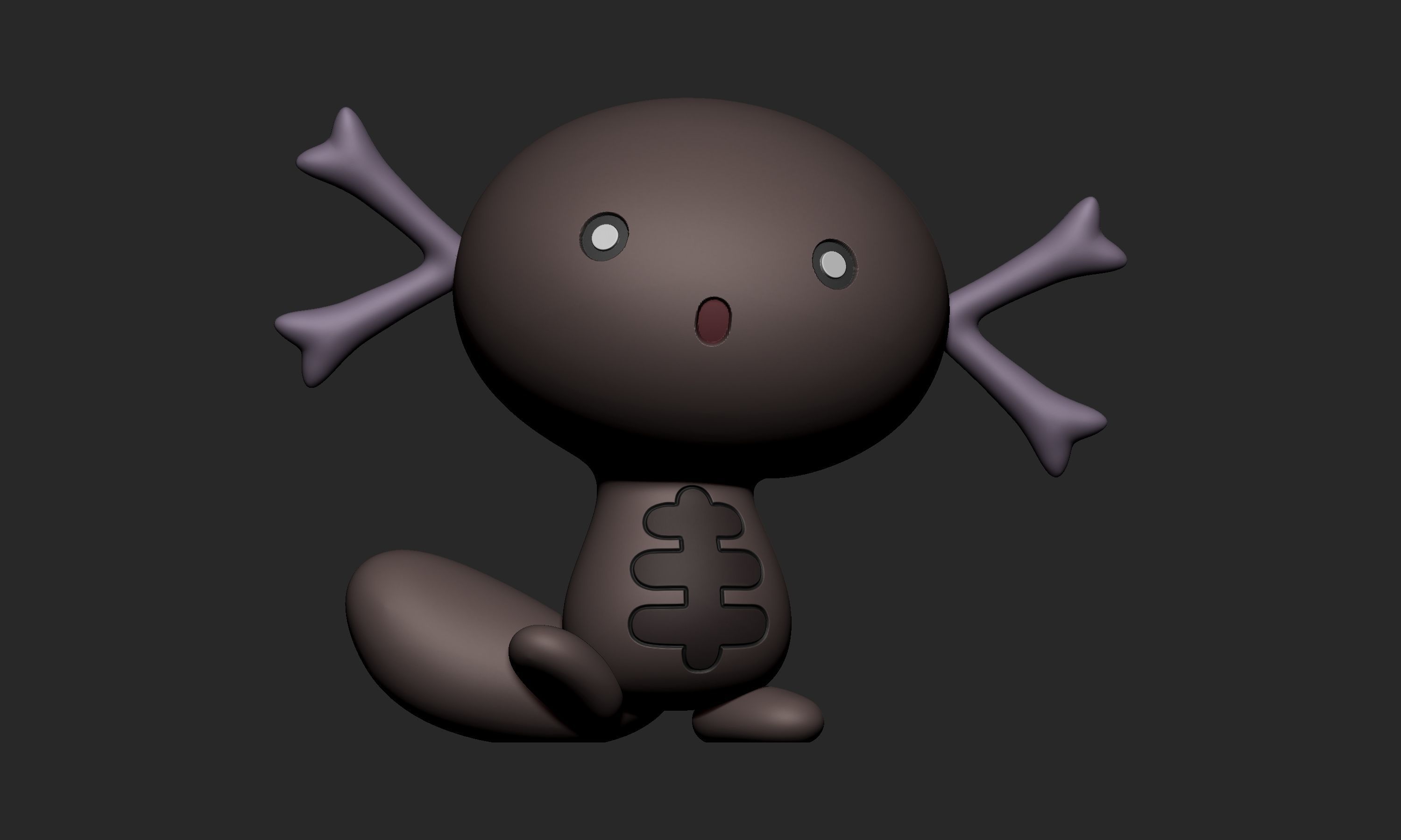 Pokemon - Paldean Wooper with 2 poses 3D model 3D printable | CGTrader
