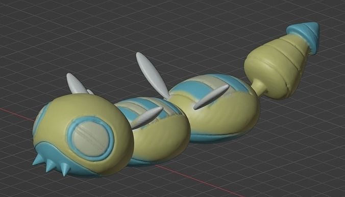 Dudunsparce Two-Segment Form 3D model 3D printable | CGTrader