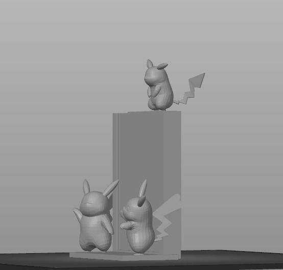 Pikachu TCG frame for card 3D model 3D printable | CGTrader