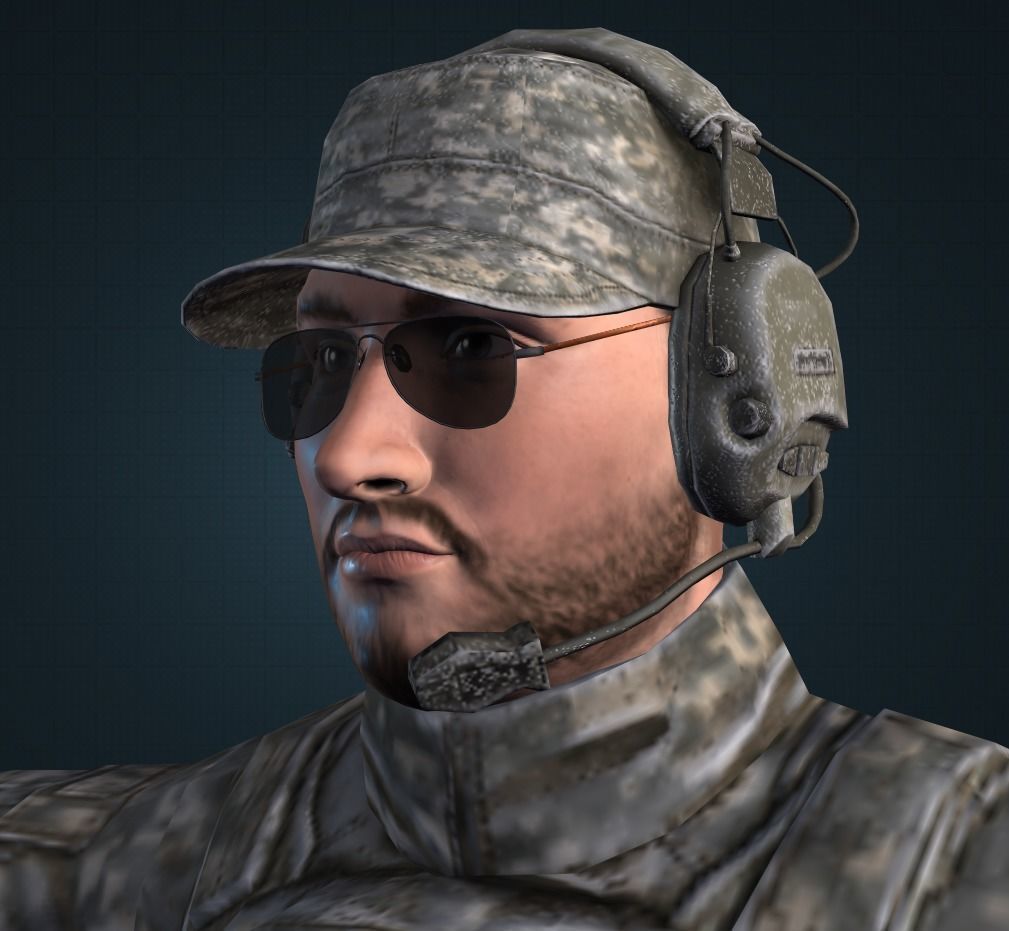 3D model Army Soldier 3D Gaming Character with Pro Rifle Pack Animation ...