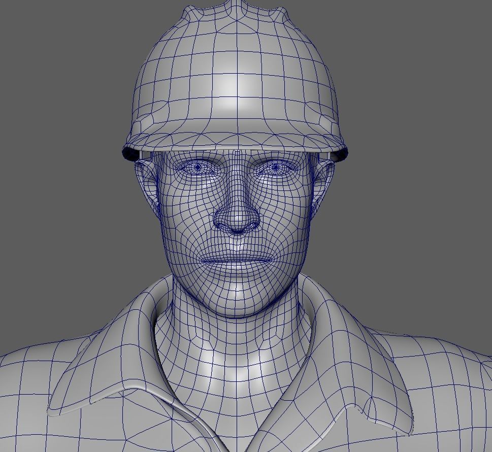 3D model Worker Character Pack RIGGED ANIMATED VR / AR / low-poly ...
