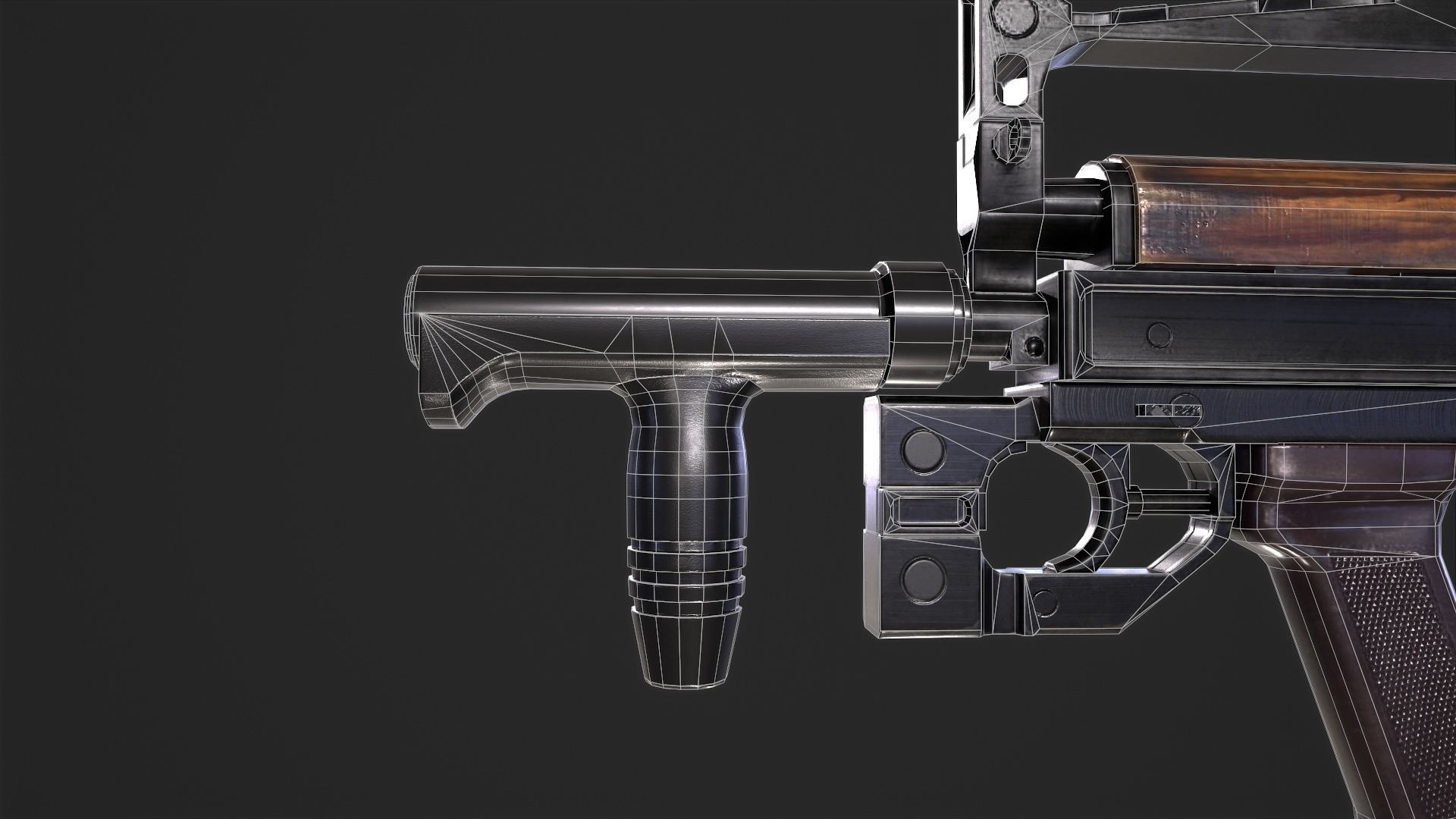 3D model OTs-14 Groza VR / AR / low-poly | CGTrader