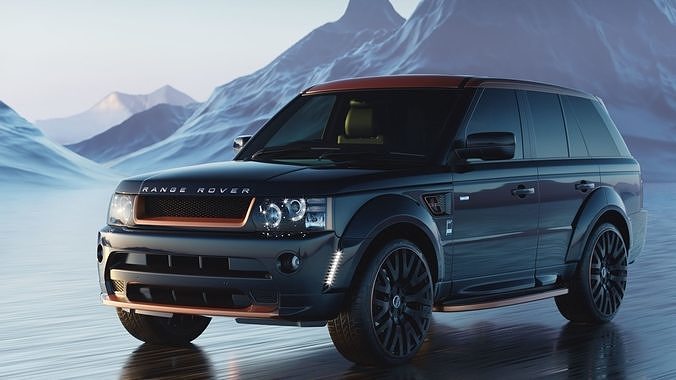 2012 A Kahn LR Range Rover Sport Vesuvius Edition 3D model | CGTrader