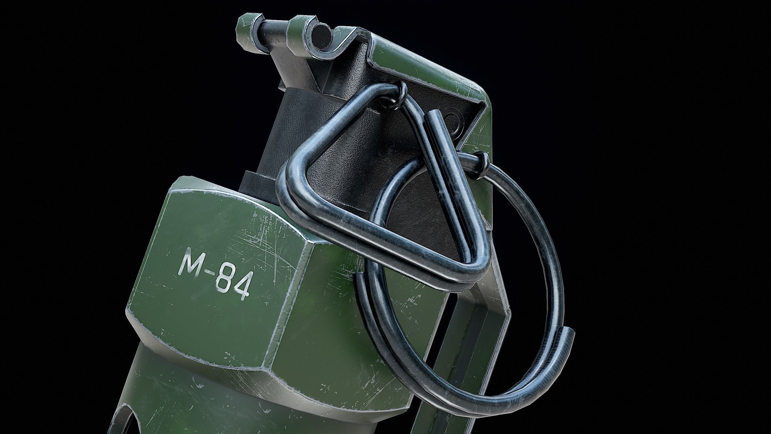 3D model Gameready Flashbang Grenade PBR VR / AR / low-poly | CGTrader