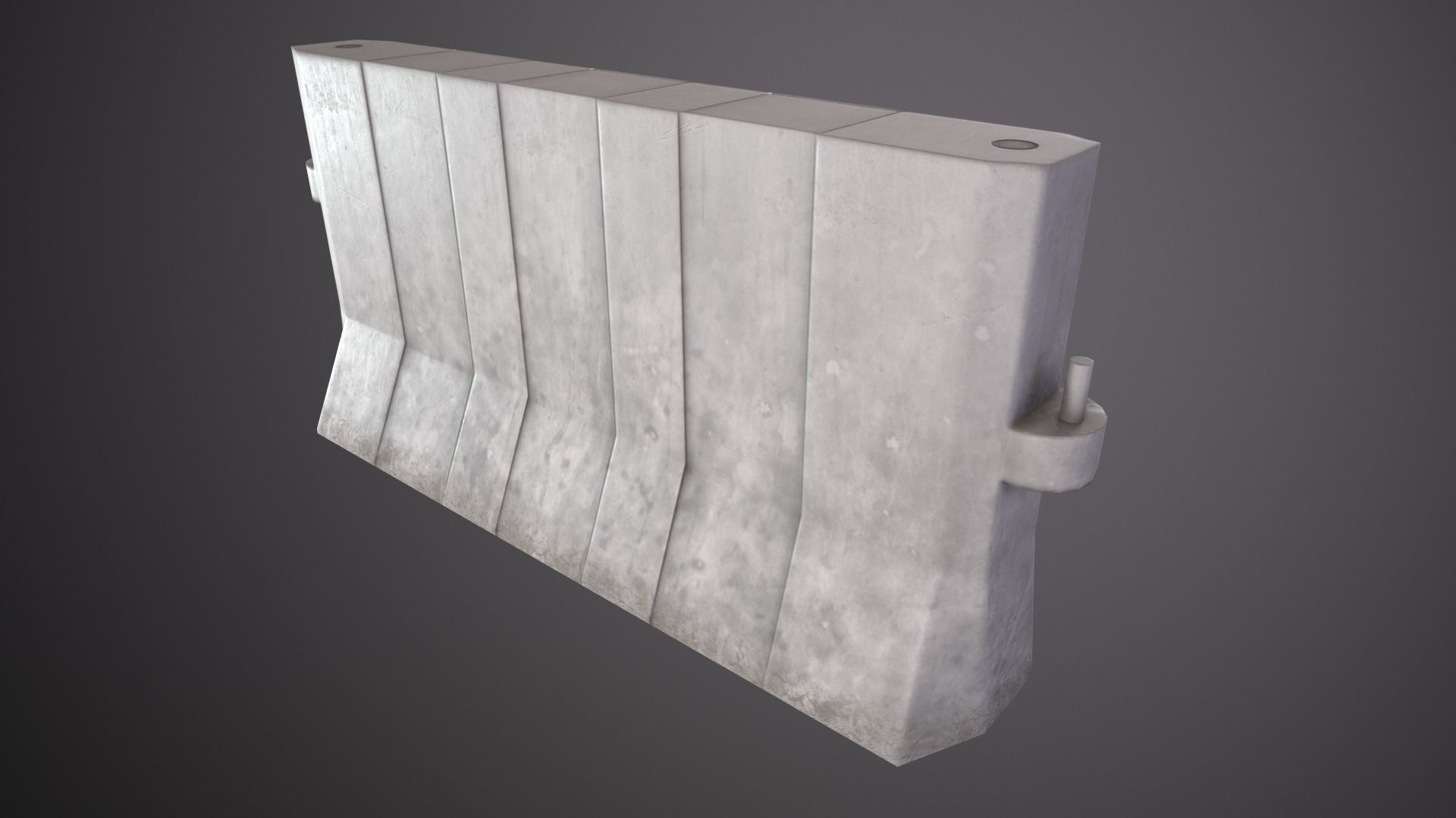 3D model Plastic road barrier VR / AR / low-poly | CGTrader