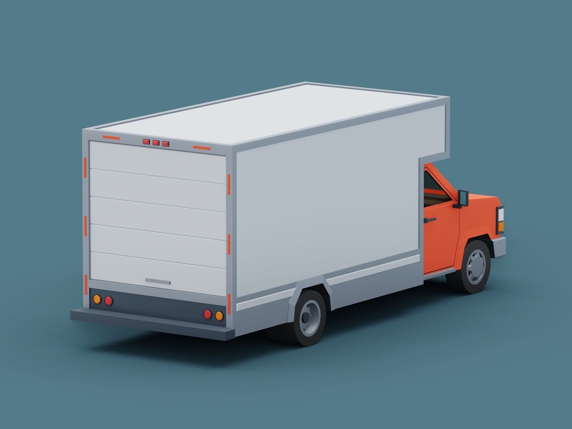 3D model Stylized Moving truck VR / AR / low-poly | CGTrader