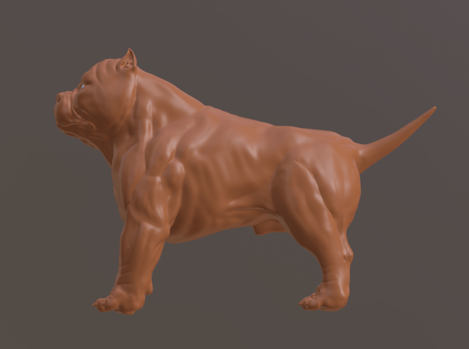 American Bully 3D model 3D printable | CGTrader