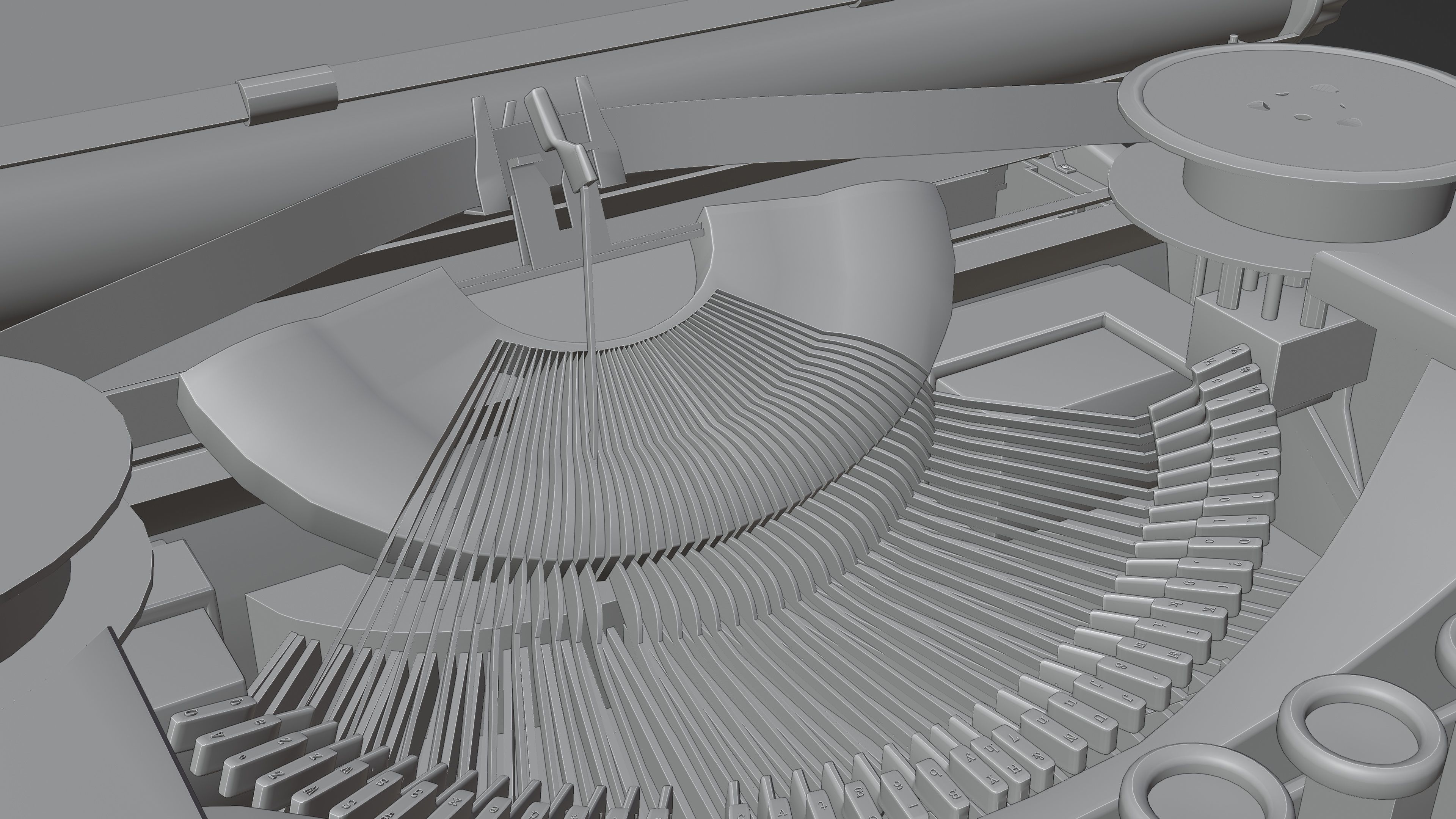 Typewriter animated to any text you type - geometry nodes 3D model ...