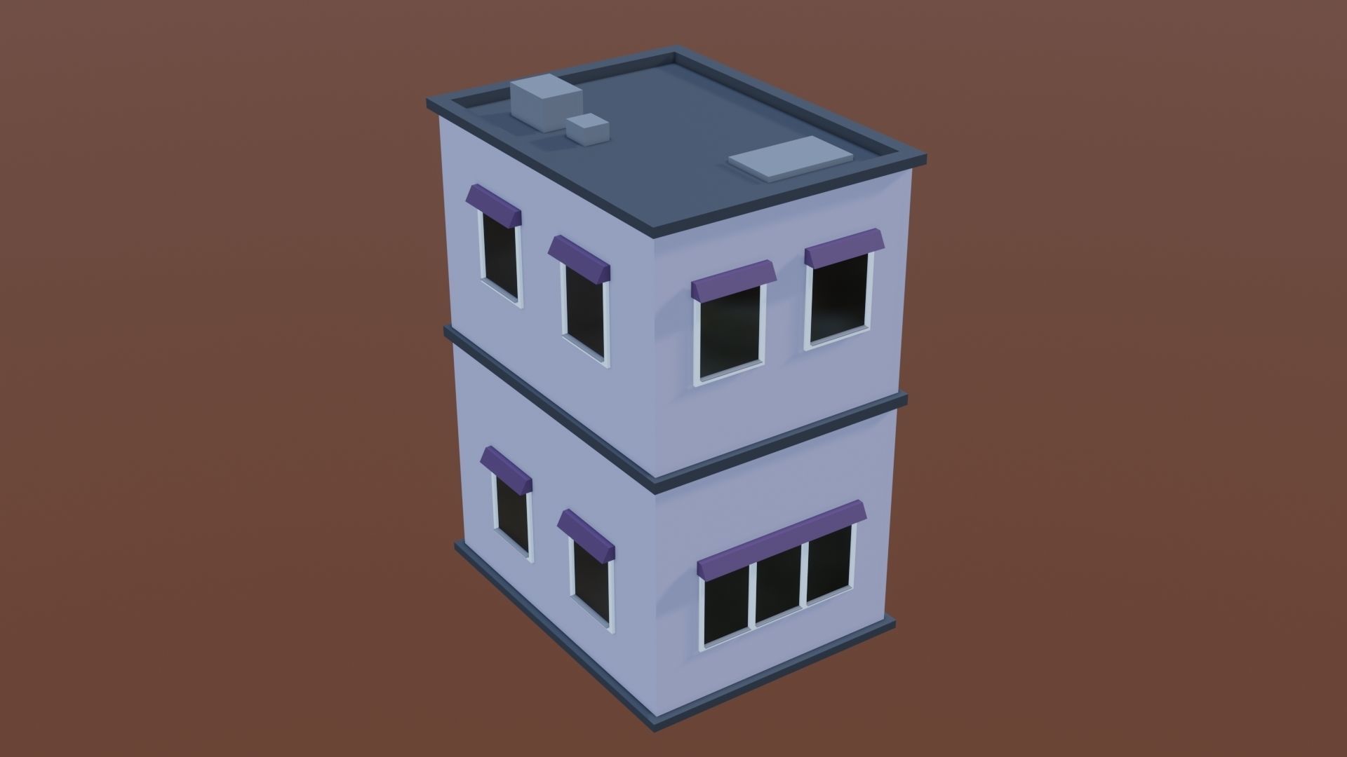3D model Low Poly Building VR / AR / low-poly | CGTrader
