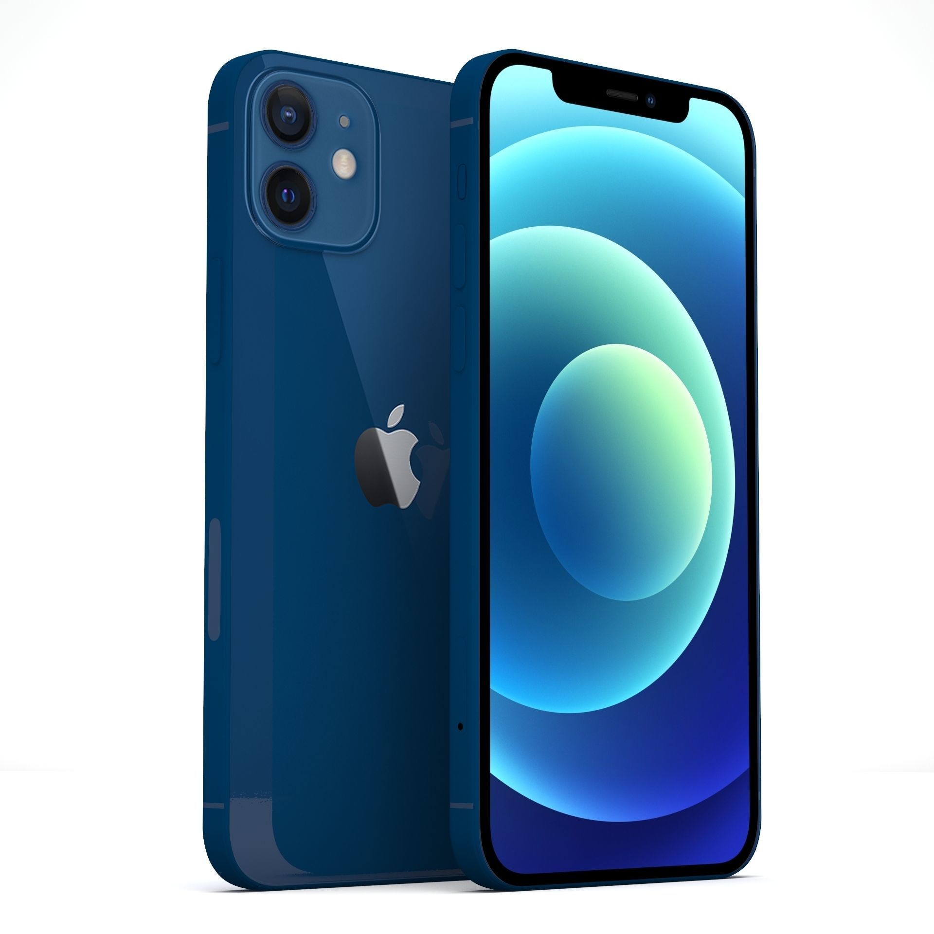 Apple iPhone 12 Blue 3D model | CGTrader