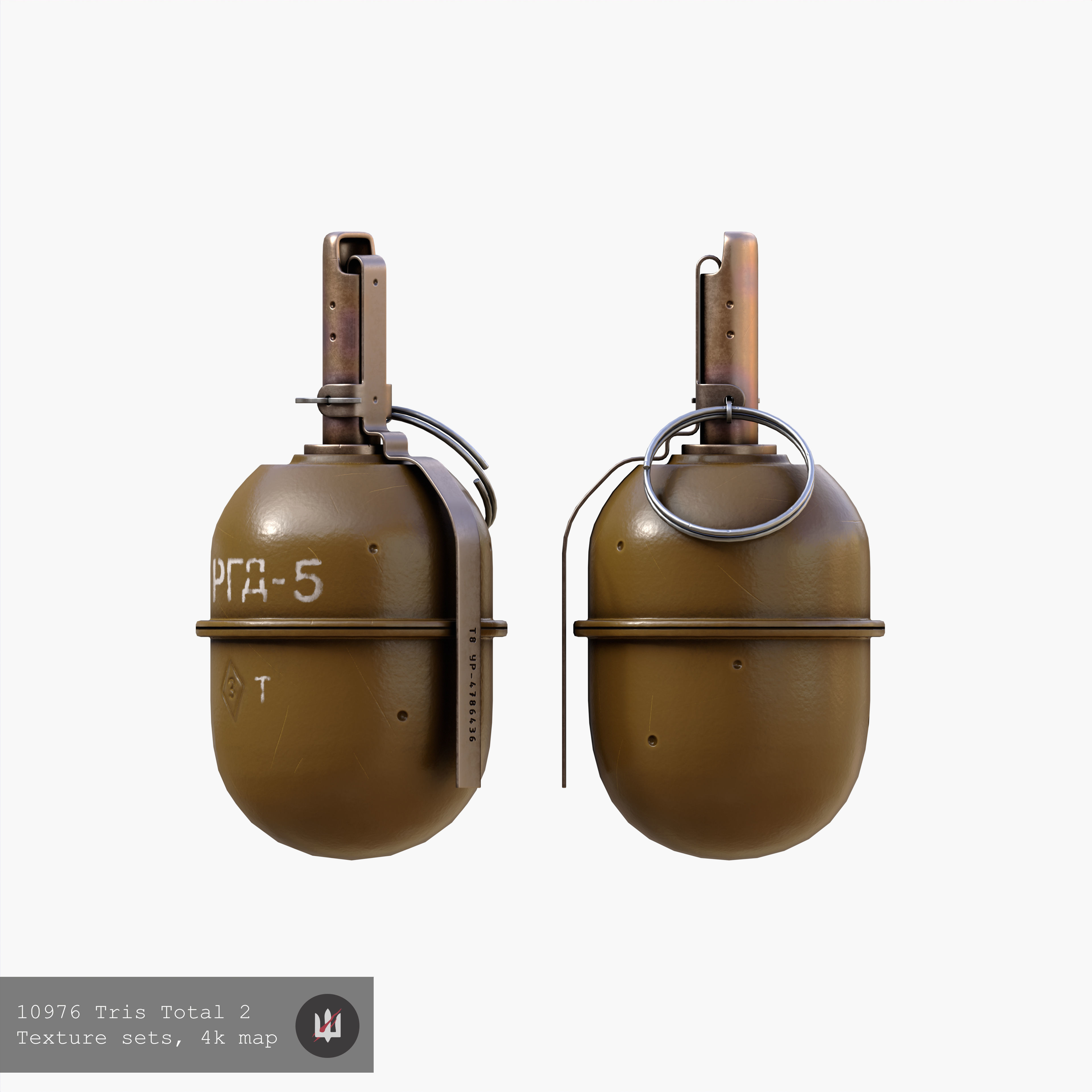 3D model Soviet hand Grenade RGD-5 Low-poly 3D model VR / AR / low-poly | CGTrader