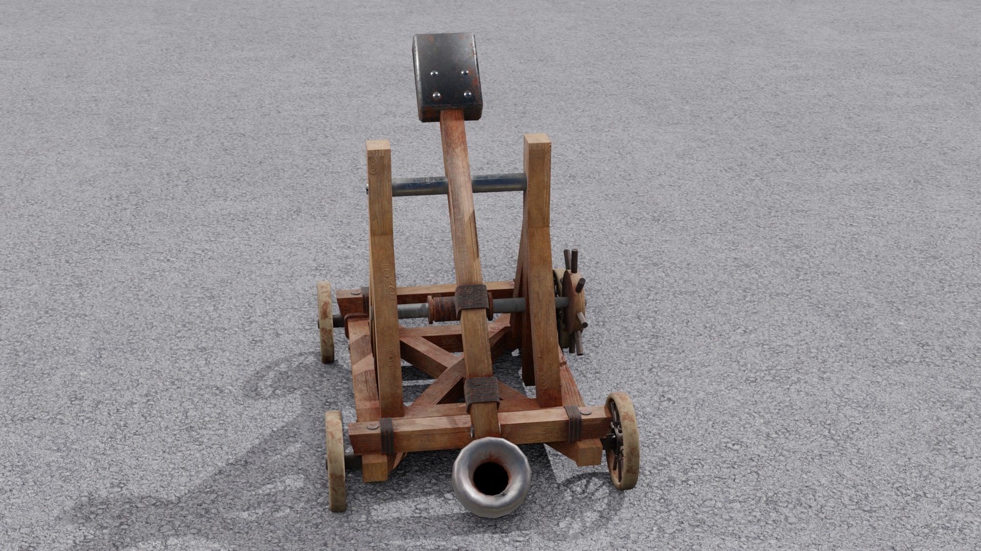 3D model Catapult 3D model VR / AR / low-poly | CGTrader