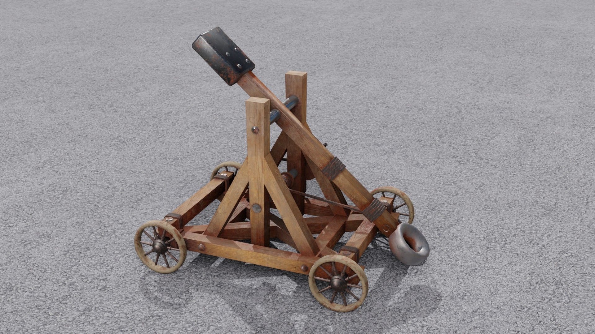 3D model Catapult 3D model VR / AR / low-poly | CGTrader