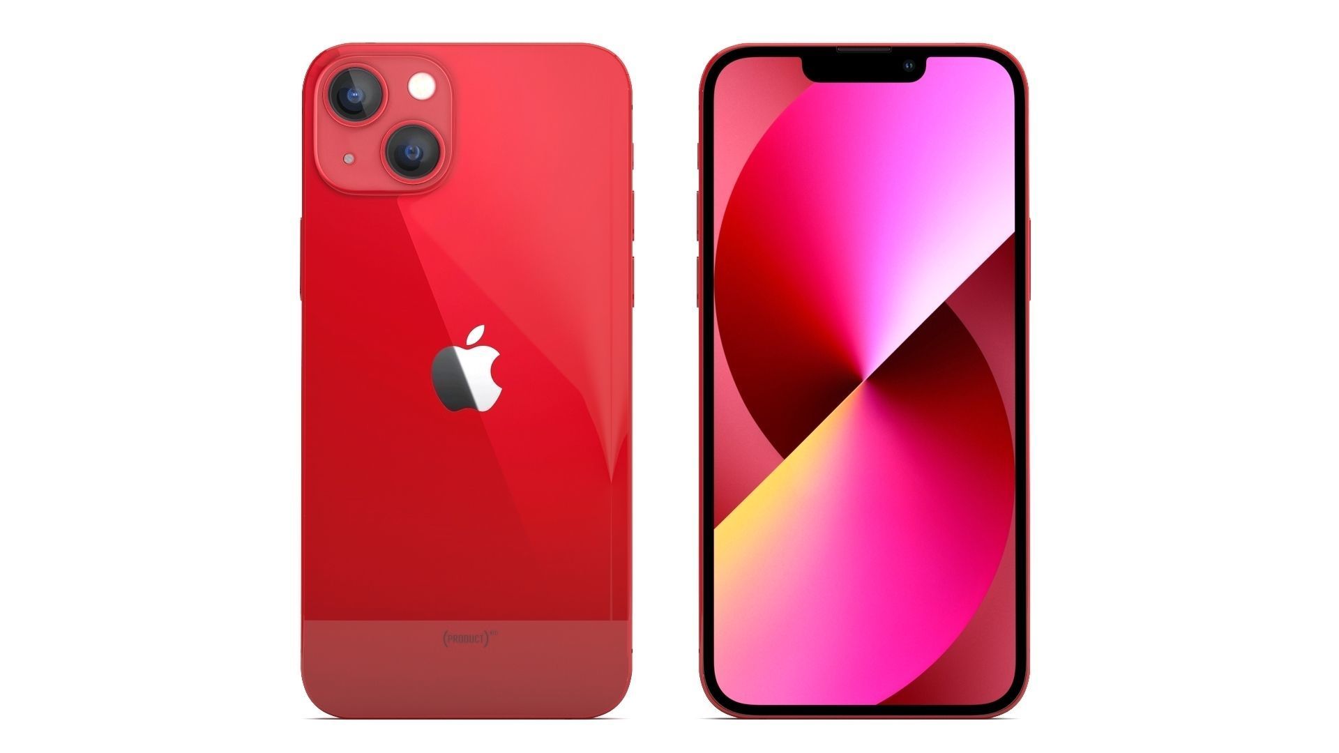 Apple iPhone 13 RED 3D model | CGTrader