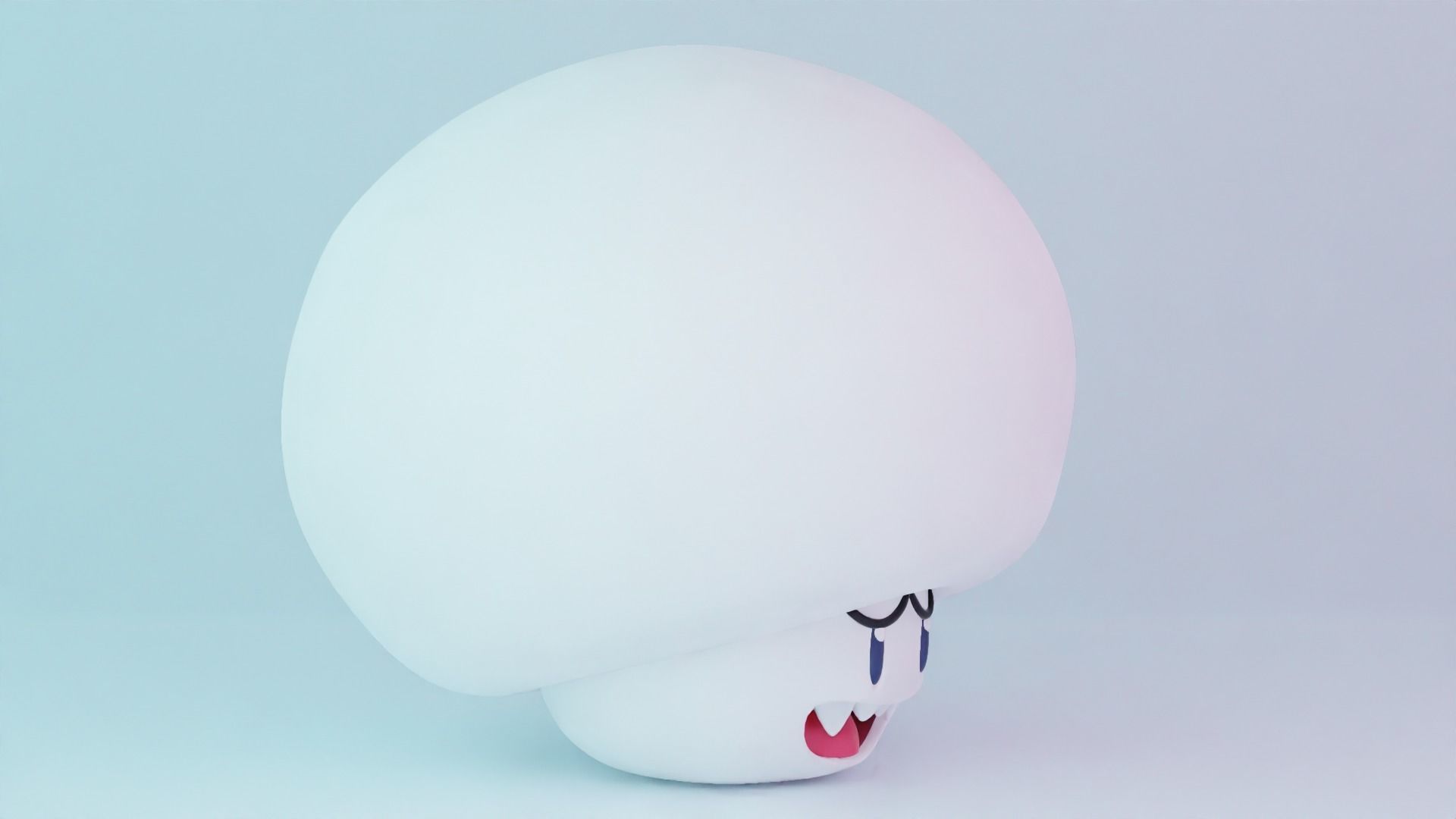 Boo Mushroom Mario 3D model | CGTrader