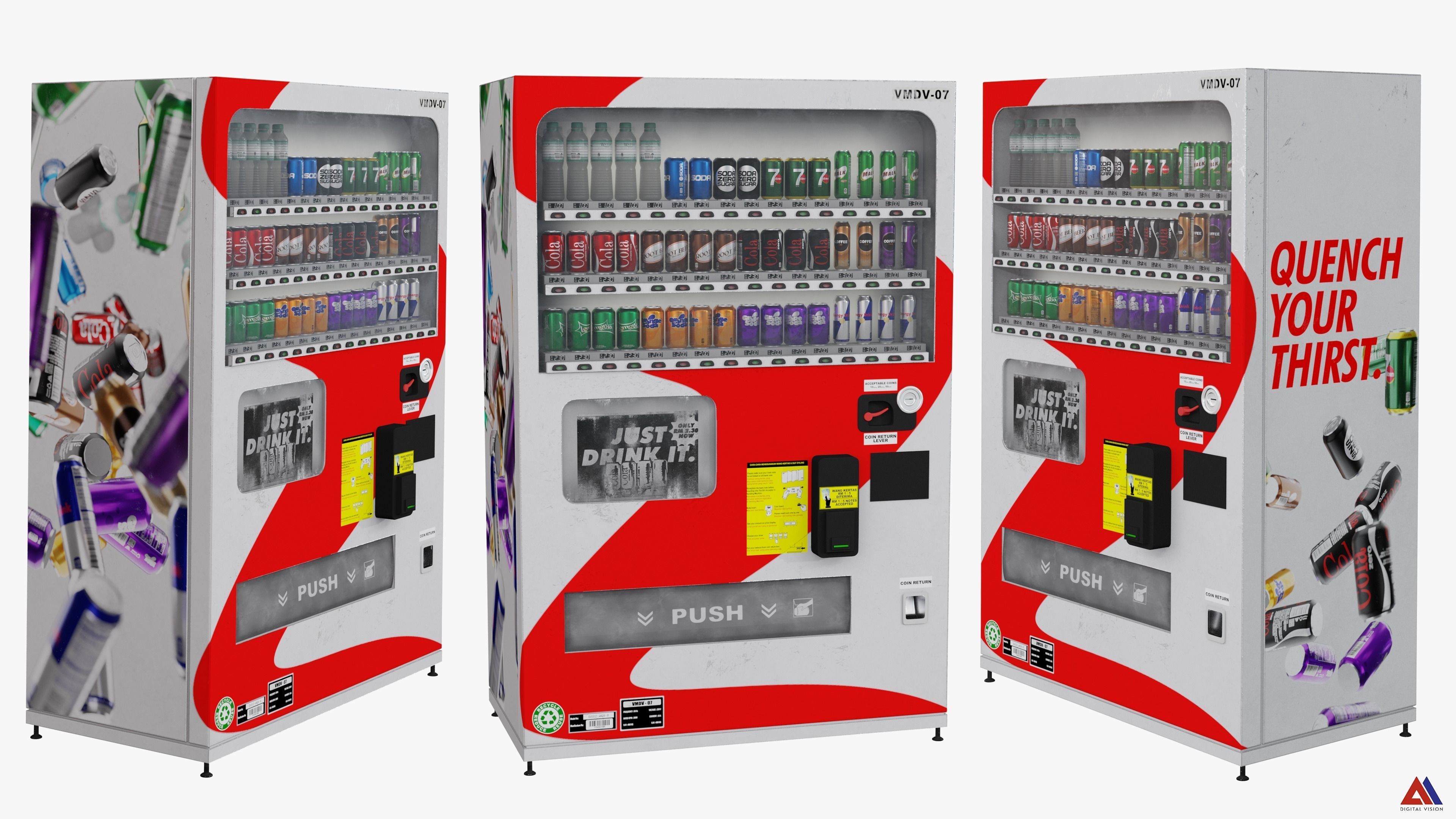 3D model Vending Machine VR / AR / low-poly | CGTrader