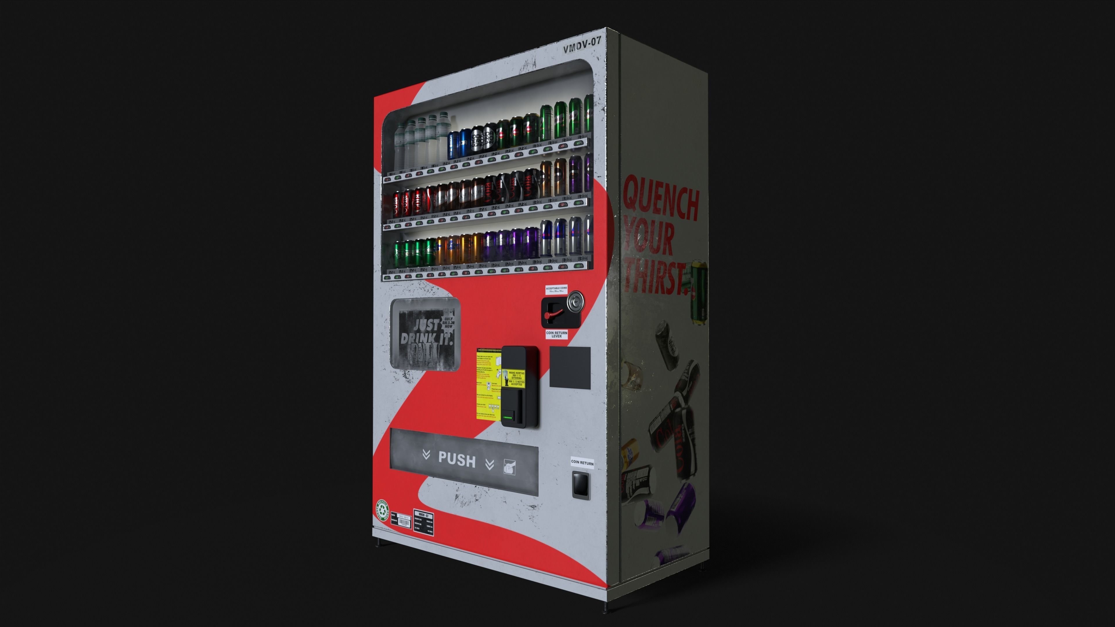 3D model Vending Machine VR / AR / low-poly | CGTrader