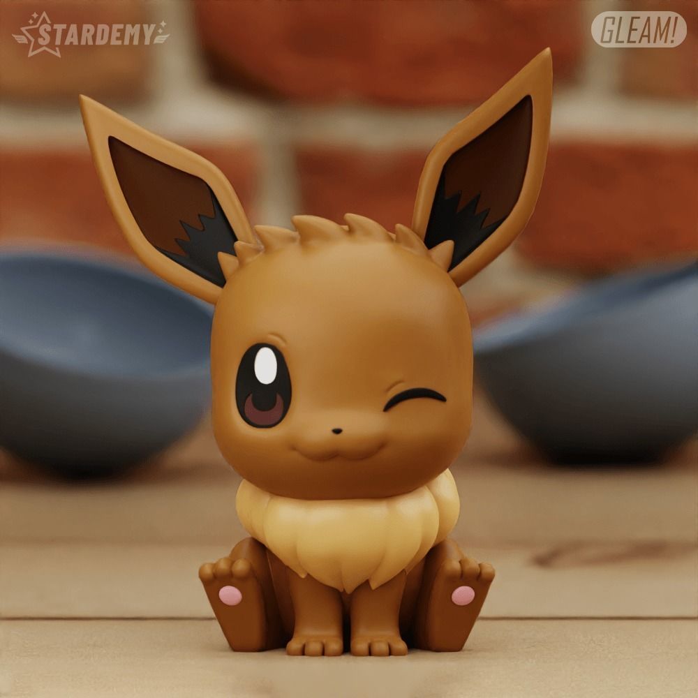 EEVEE 2 DIFFERENT MODELS CHIBI CUTE no supports 3D model 3D printable ...