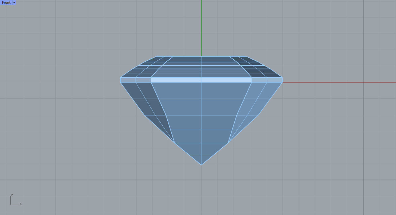 Emerald-Cut Gem Model for Rhino free 3D model | CGTrader