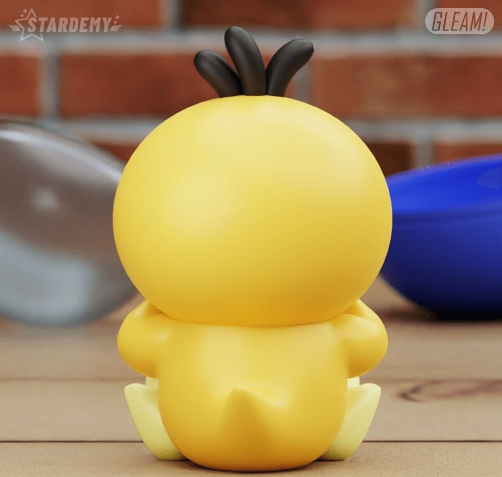 Psyduck 2 Different Models Chibi Cute Print In Place 3d Model 3d