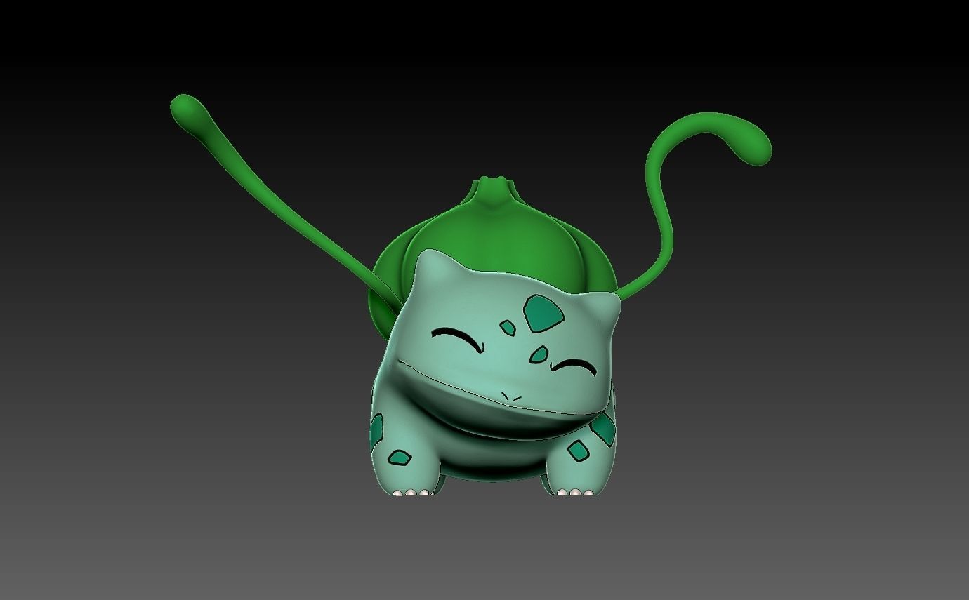Pokemon bulbasaur 3D model 3D printable | CGTrader