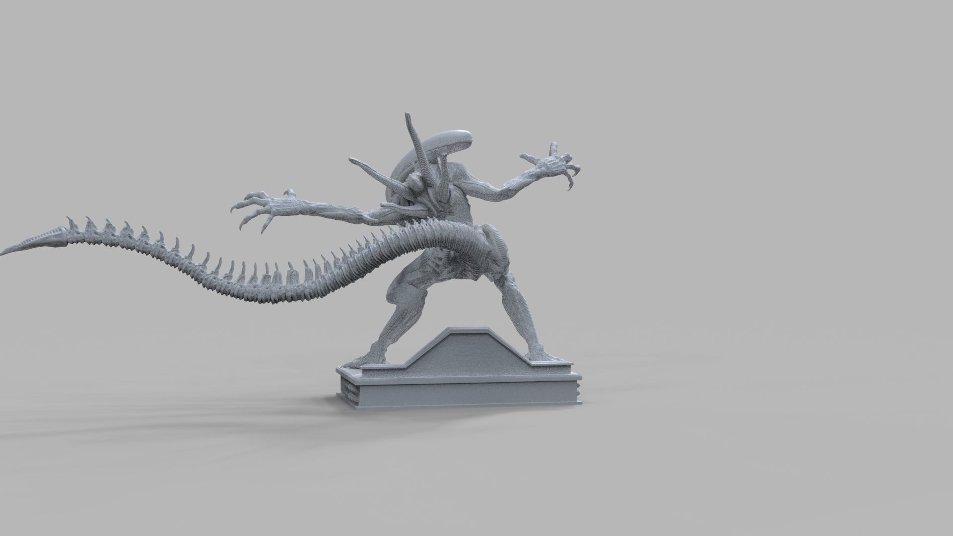 ALIEN XENOMORPH ATTACK 3D model 3D printable | CGTrader