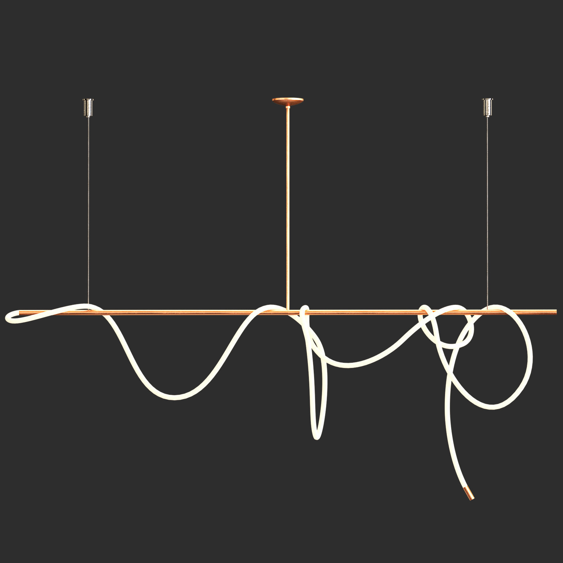 Luke Lamp Tracer Bar 3D model | CGTrader