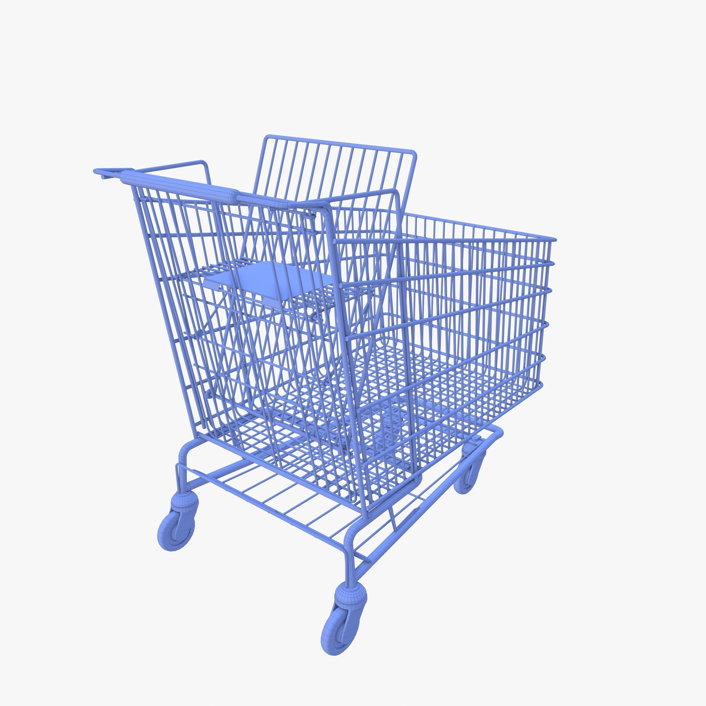 3D model Shopping cart v5 VR / AR / low-poly | CGTrader