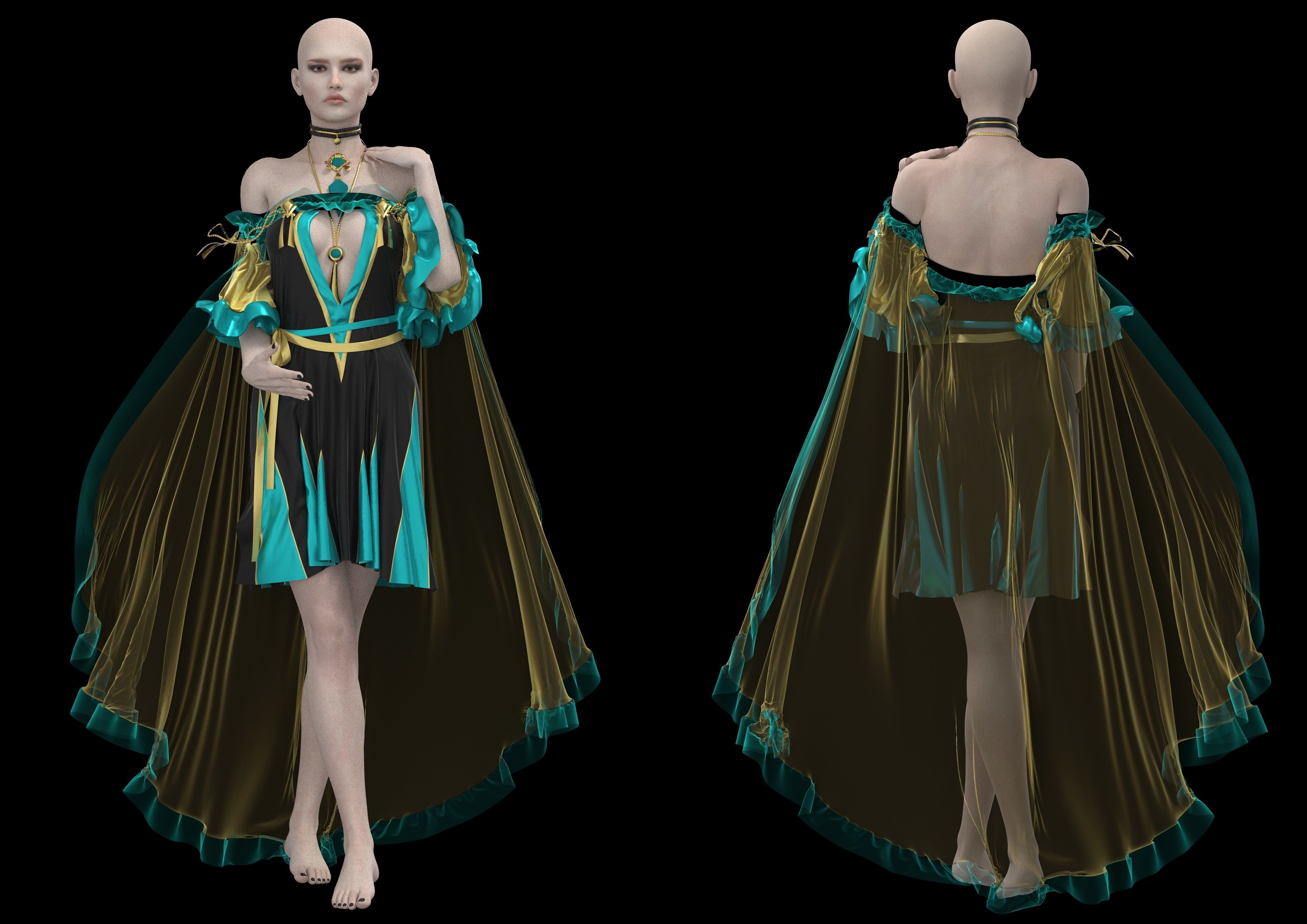 Dress Diva 3D model | CGTrader