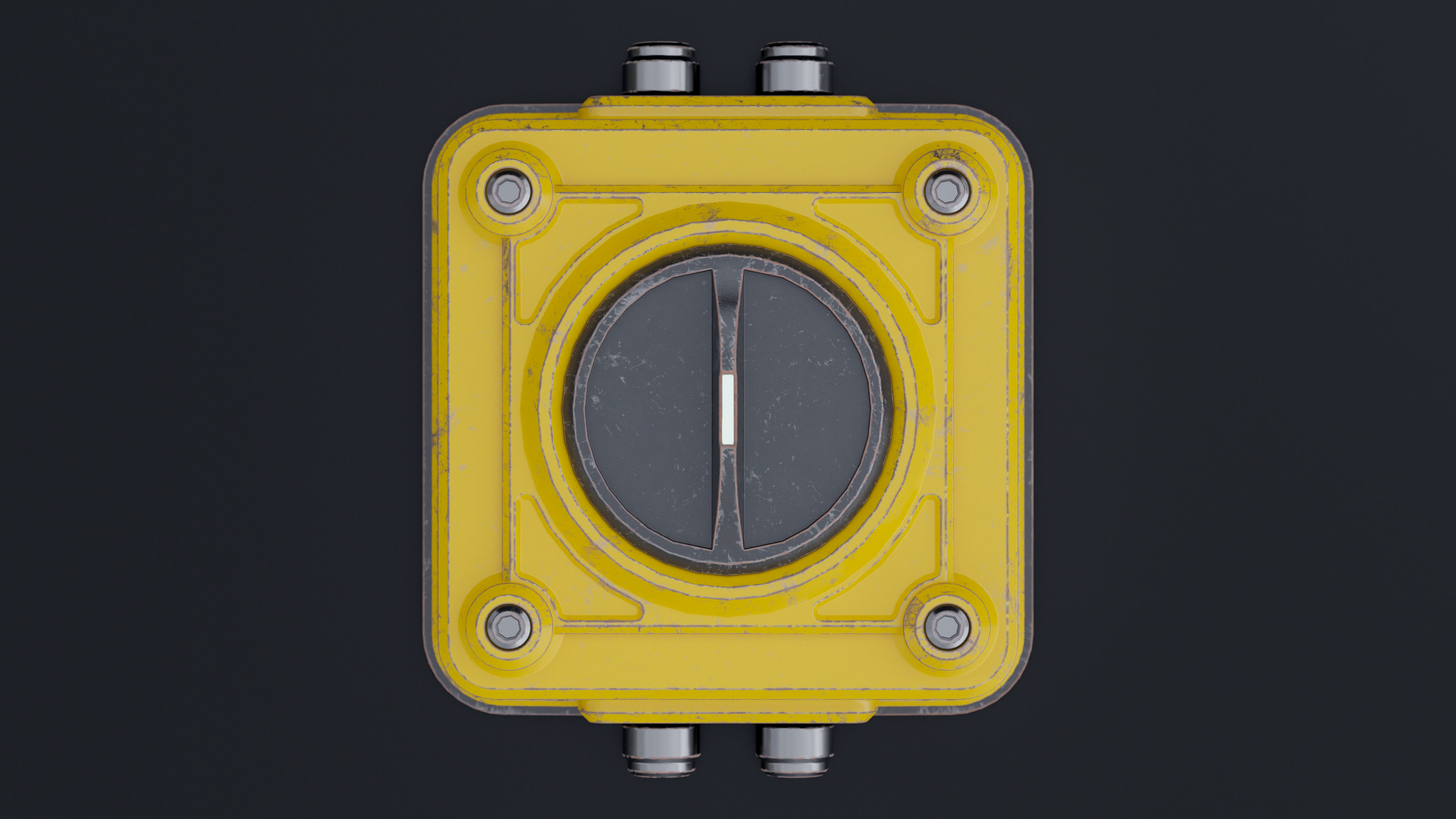 3D model Factory Electrical Switch 11x11x4 VR / AR / low-poly | CGTrader