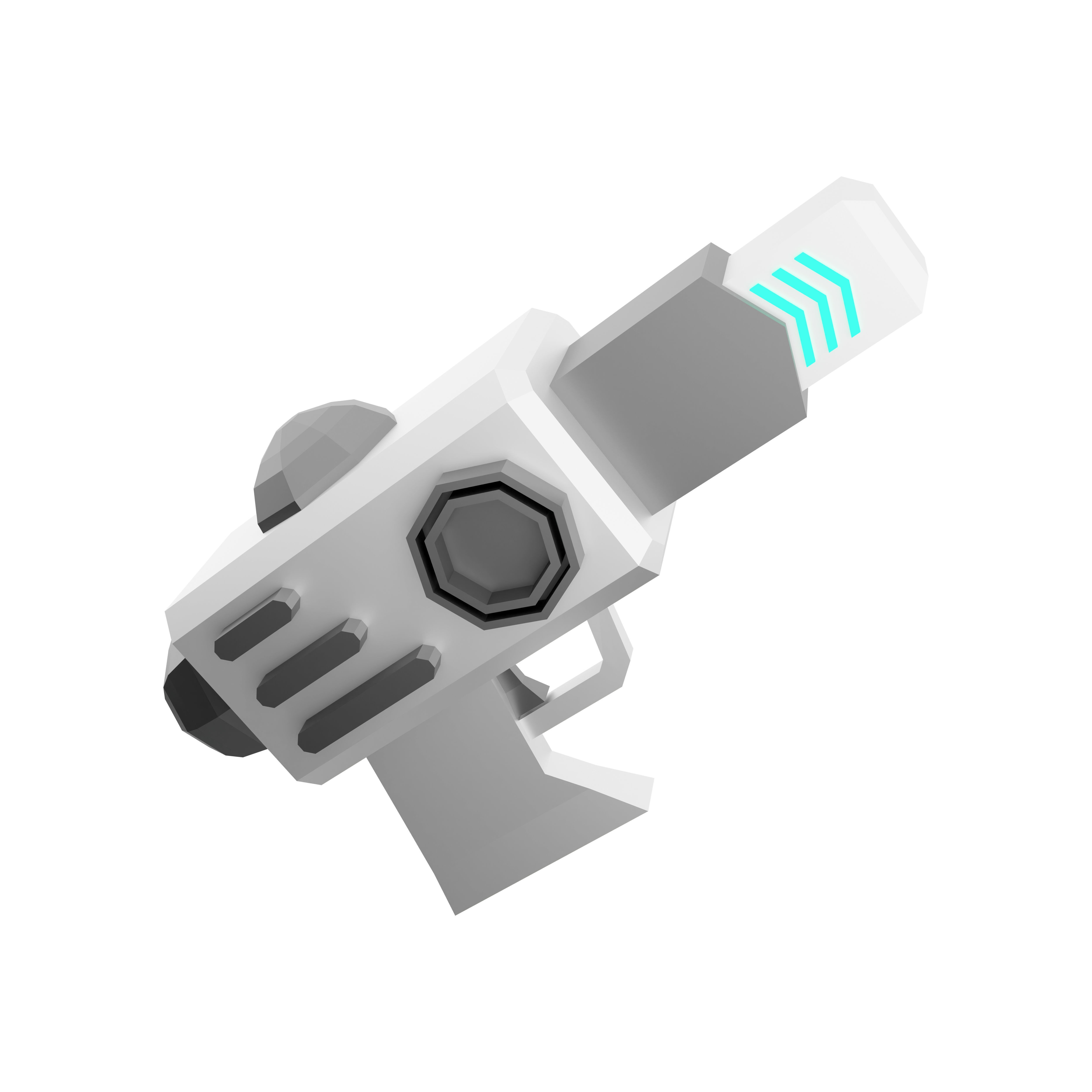 3d Pump SG Blaster low poly icon 3D model | CGTrader