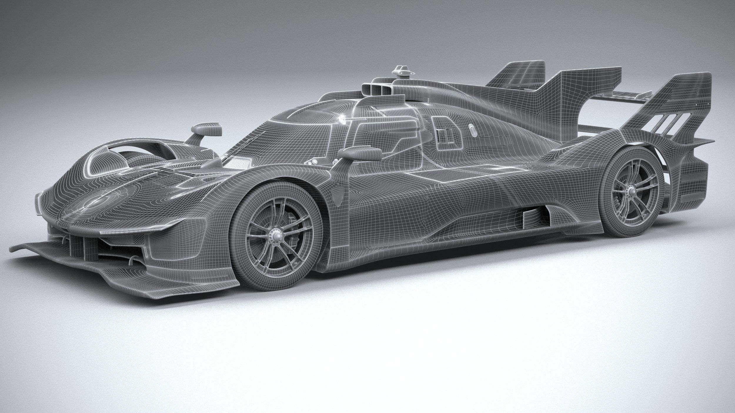 Ferrari 499P Racecar 2023 3D model | CGTrader